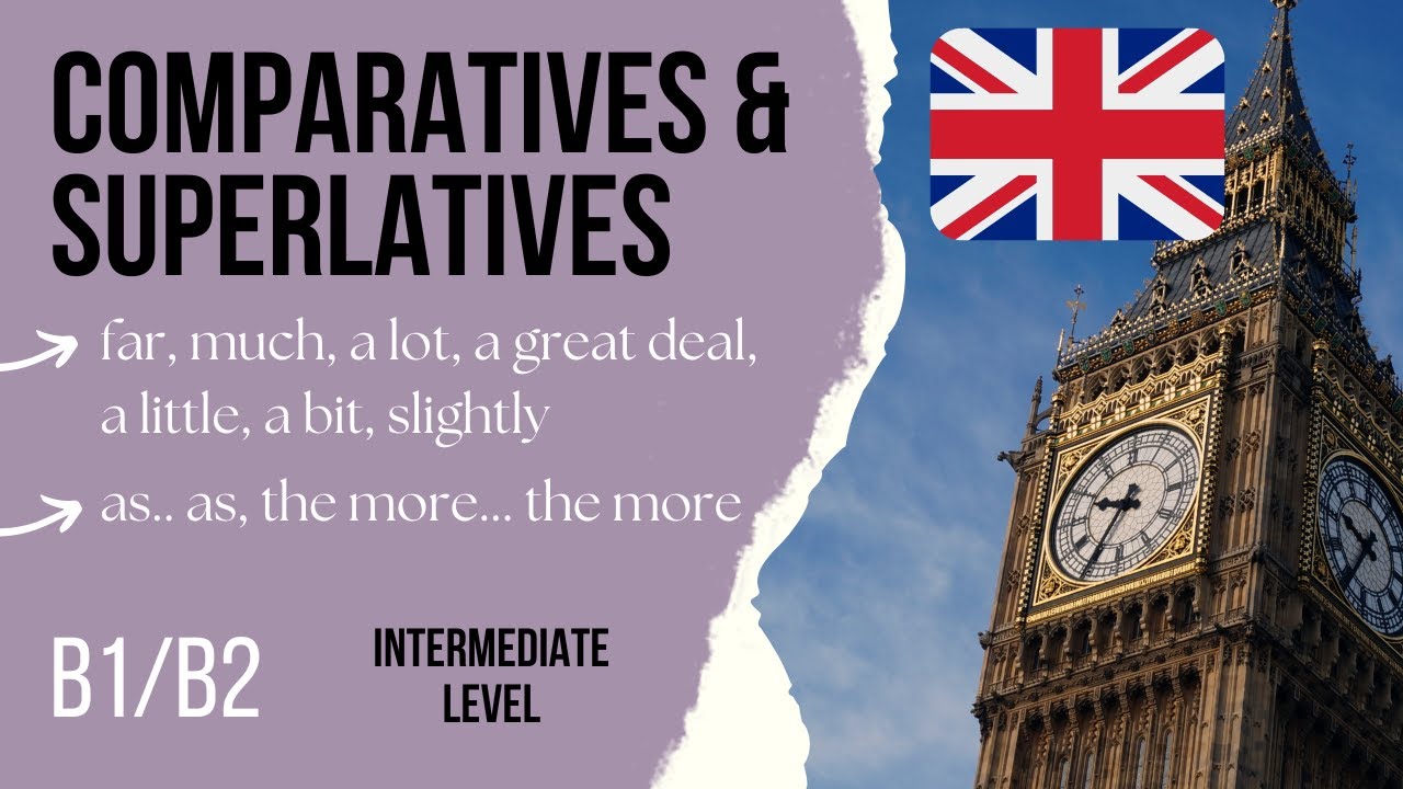 Comparatives, Superlatives & Modifiers in English - YouTube