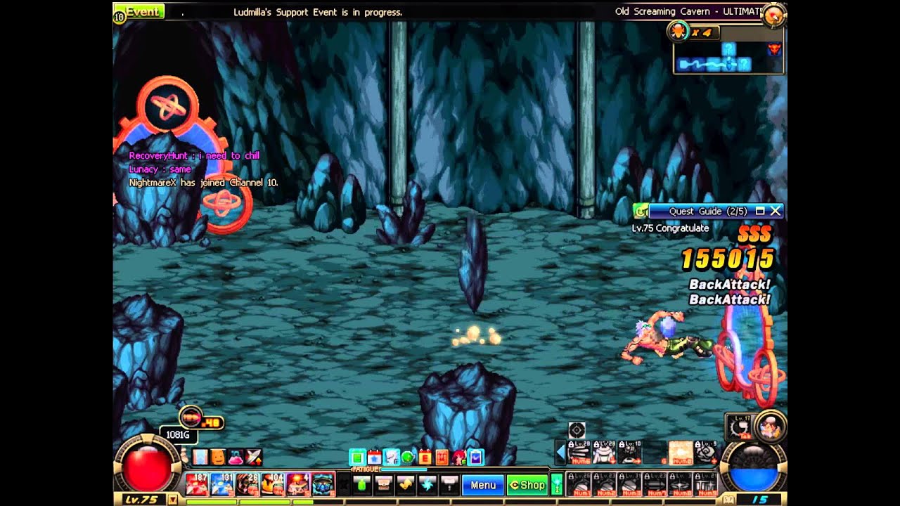 DFO - Male Spitfire Old Screaming Cavern Ultimate - YouTube