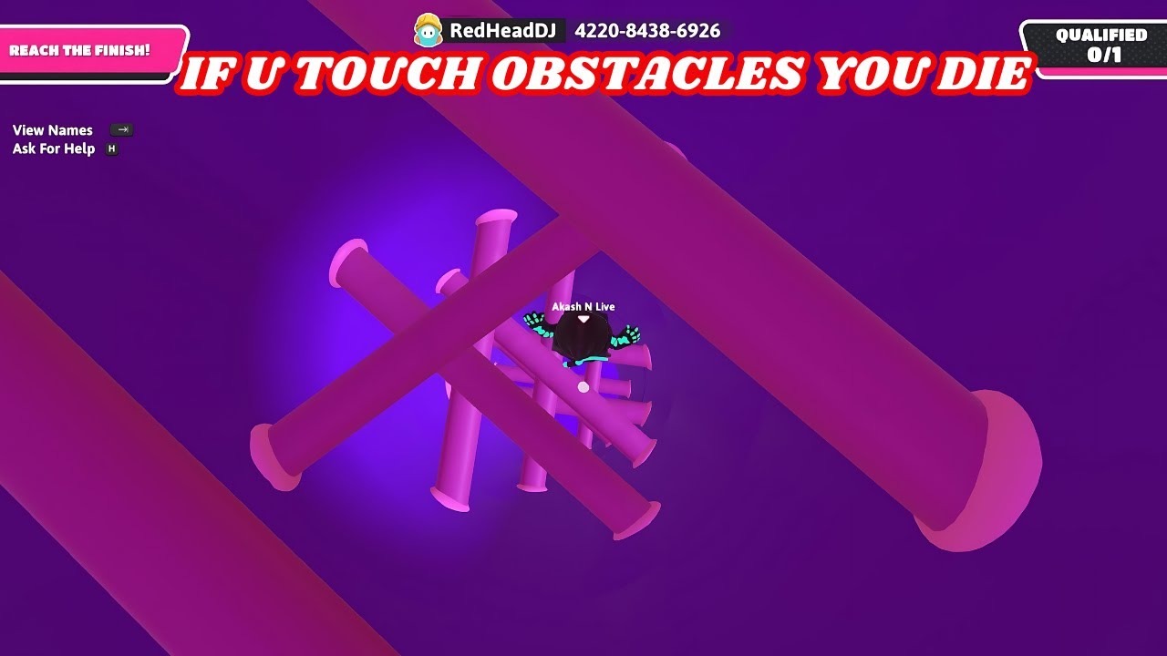 FALL GUYS IF U TOUCH OBSTACLES YOU DIE FALL GUYS CREATIVE MAP (4220 ...