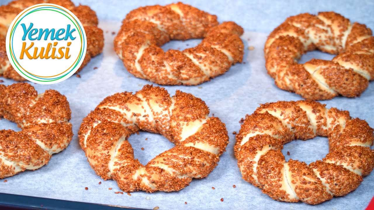 Simit Tarifi | Evde Simit Yaptık Susamlı Simit tarifi | simit nasıl ...