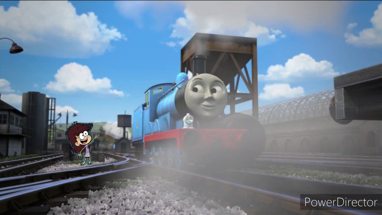 Luna Loud Meets Edward the Blue Engine - YouTube