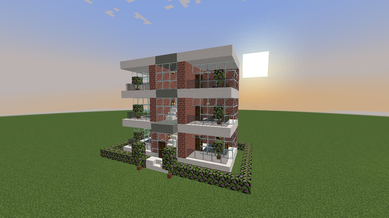 Minecraft Apartment Tutorial build - YouTube