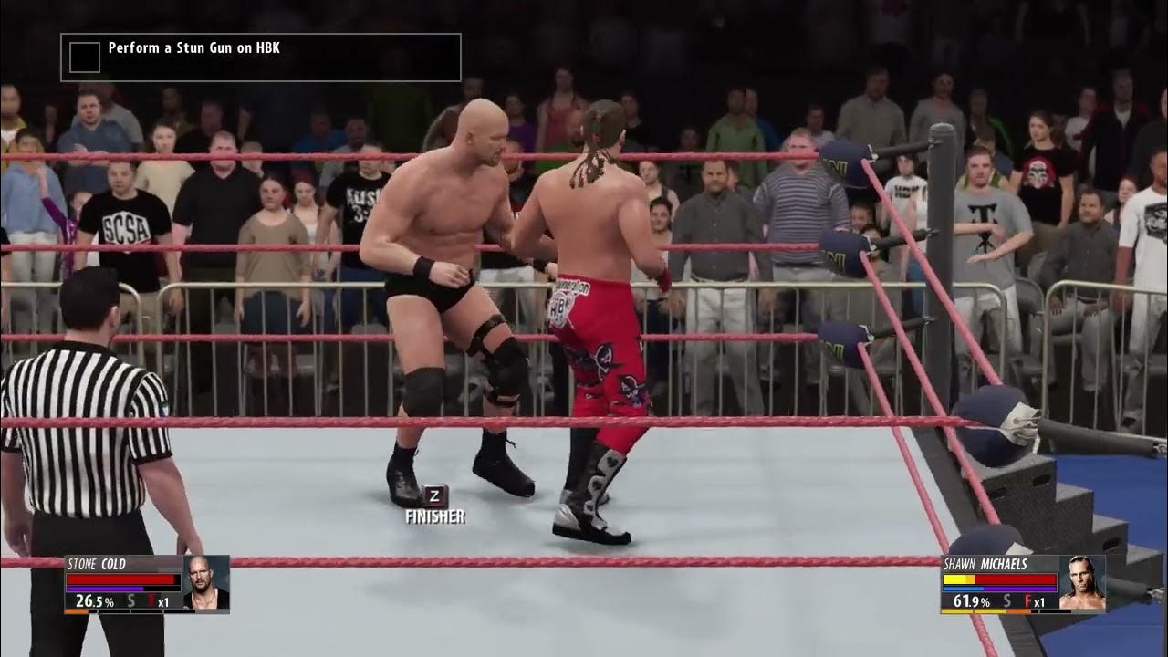 Wwe - 2k16 - Austin 3:16 Showcase Austin vs Shawn Michaels WrestleMania 14 - YouTube