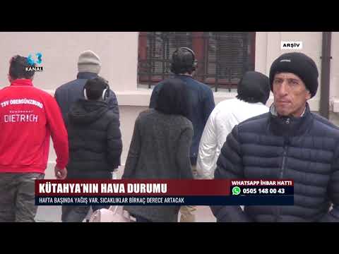 KÜTAHYA’NIN HAVA DURUMU
