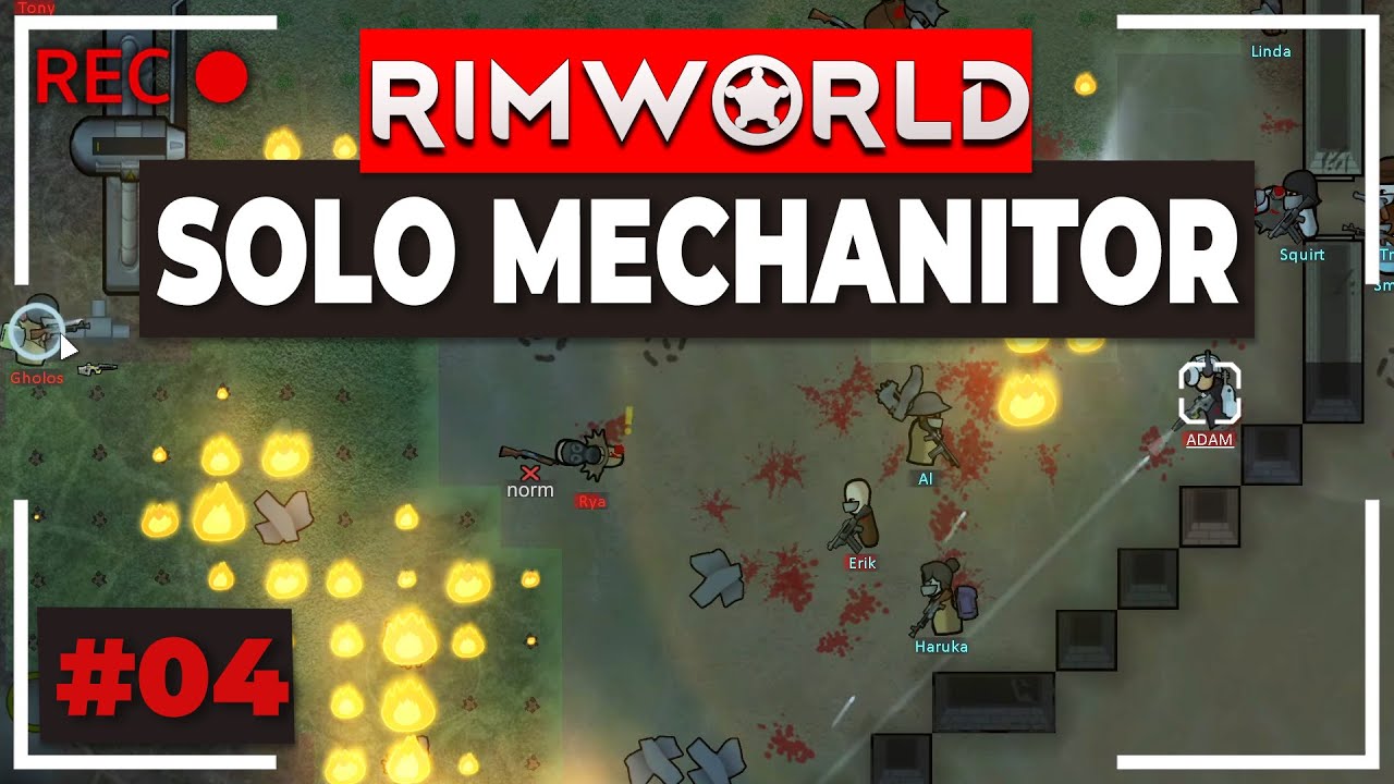 RimWorld Biotech Solo Mechanitor P4 | 500% No Pause - YouTube