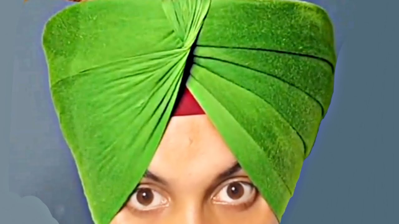 how to tie morni (pochvi) turban, ਮੋਰਨੀ (ਪੋਚਵੀ) ਪੱਗ ਬੰਨ੍ਹਣ ਦਾ ਸਭ ਅਸਾਨ ...
