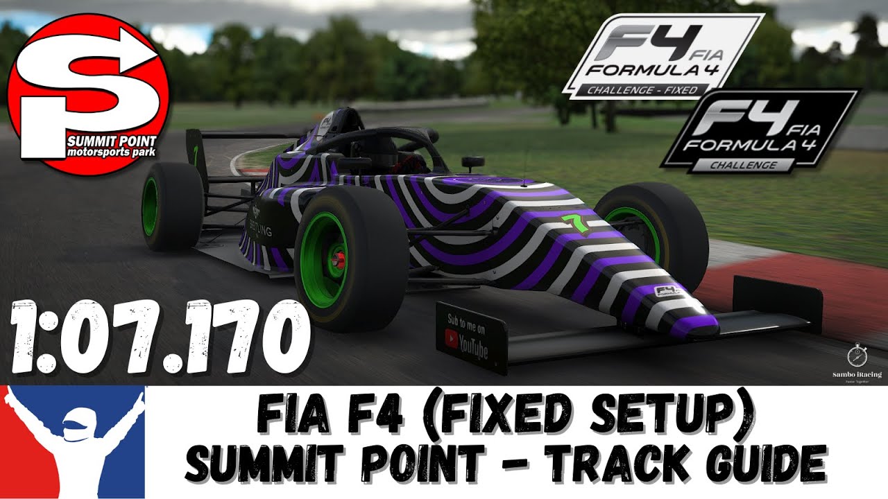 iRacing F4 Summit Point Guide - 1:07.170 (Using Fixed Setup) - Summit ...