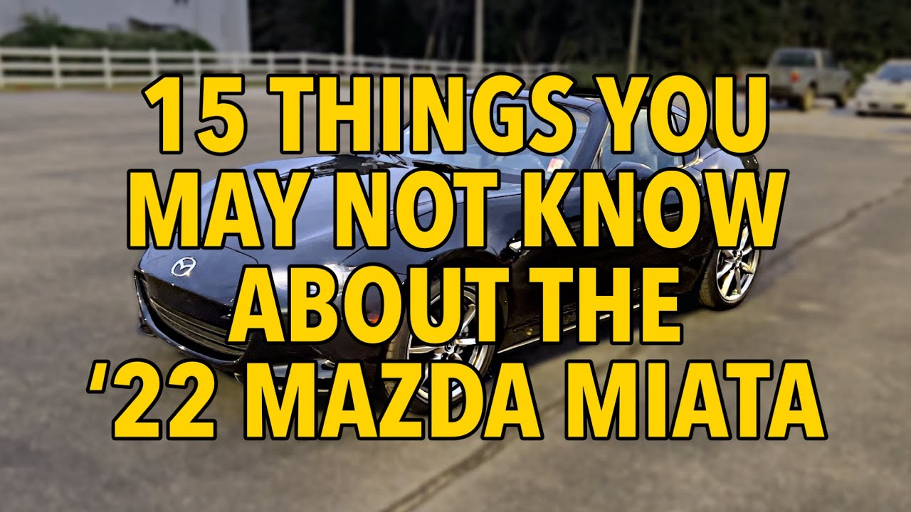 Mazda Miata | 15 Things You May Not Know About the Mazda MX-5 Miata ...