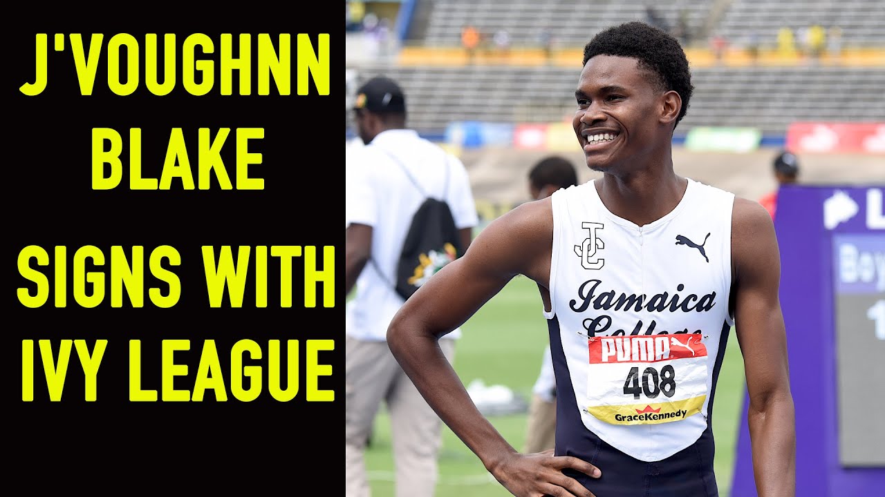 J'voughnn Blake signs with Ivy League - YouTube