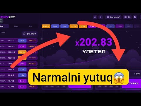 Lucky Jet 2025 narmalni yutuq😱