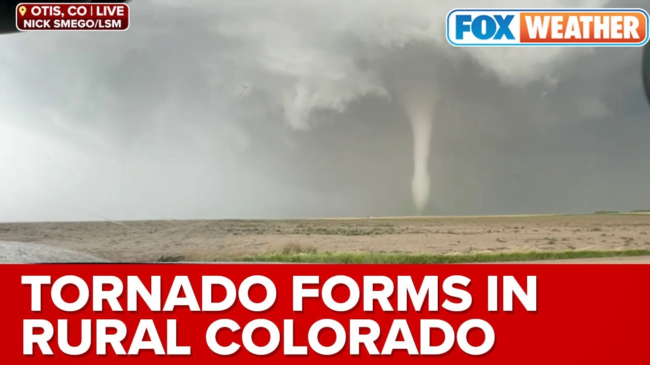 Large Rope Tornado Forms In Rural Colorado - YouTube