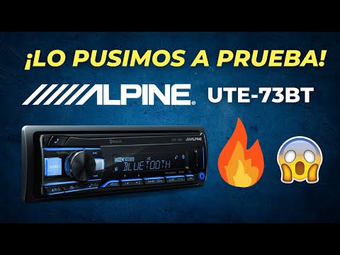 ¡Pusimos a Prueba este Autoestéreo! 🤩🔥 | Alpine UTE-73BT