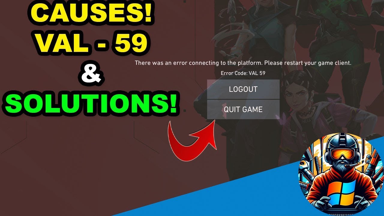 Fix Valorant Error VAL 59_ Easy Steps to Solve Connection Issues! - YouTube