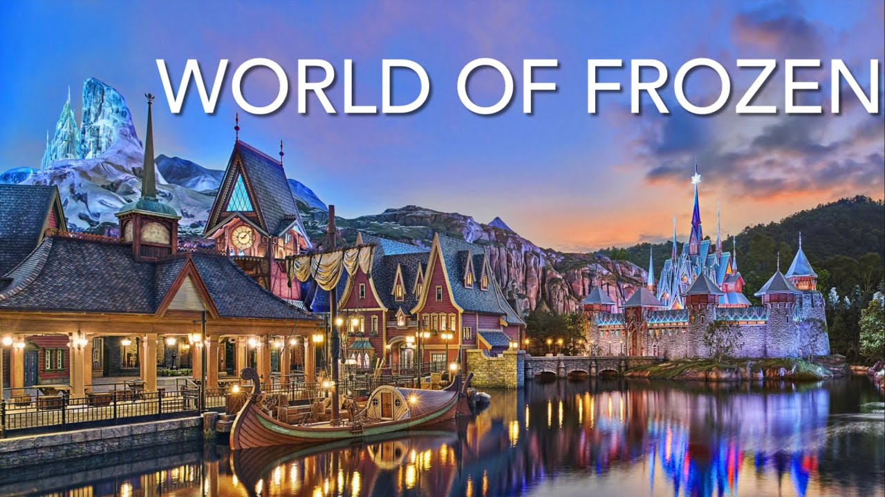 FIRST LOOK WORLD OF FROZEN Theme Land - Hong Kong Disneyland - YouTube