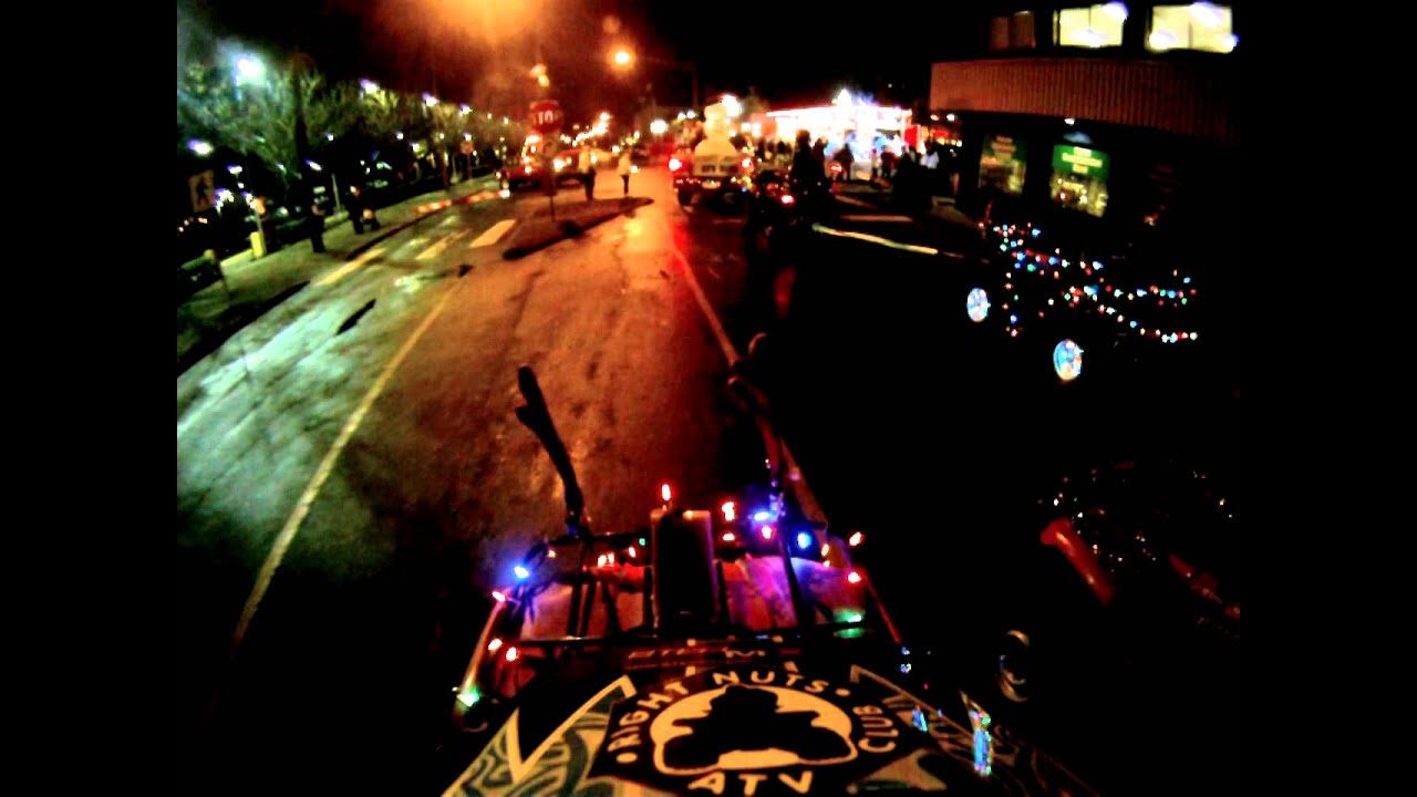 Mission Christmas Parade : Quads ! RIGHT NUTS ATV ~PART 1~ - YouTube