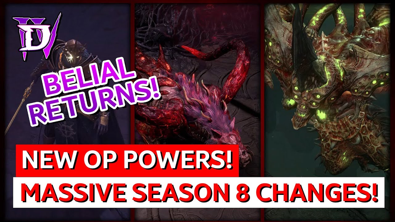 Season 8 Sneak Peek NEW Mechanics MASSIVE Boss Overhaul OP Boss Powers ...