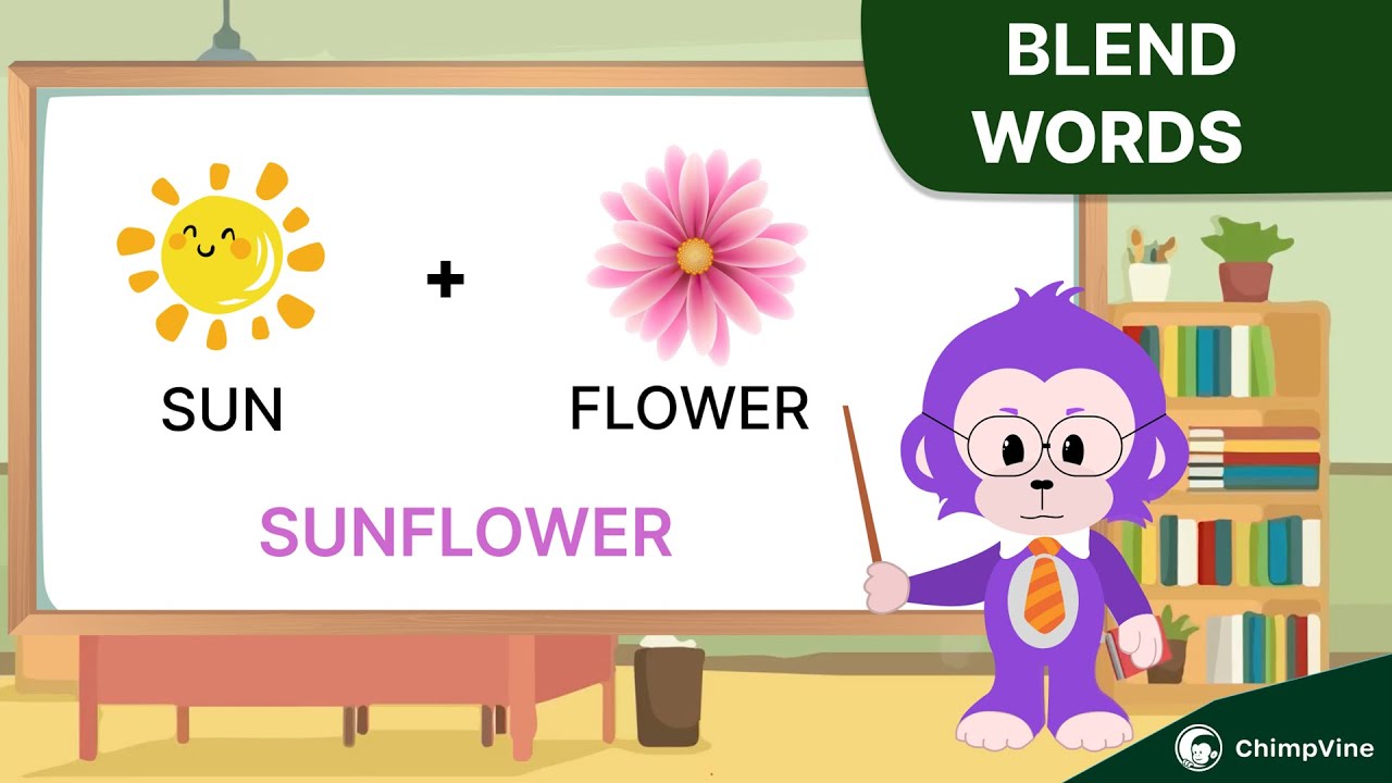 Kids Learn to Blend Words | Basic Blend | ChimpVine - YouTube