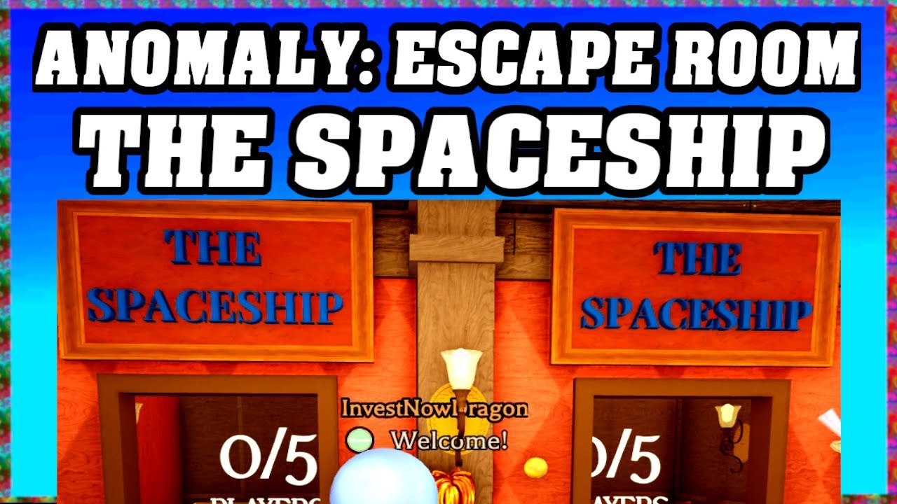 Roblox ANOMALY: Escape Room THE SPACESHIP Walkthrough [English ...