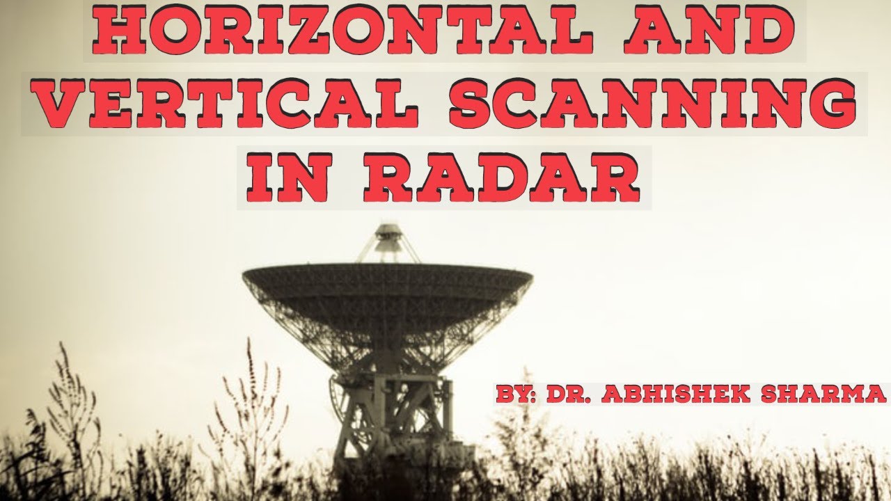 Horizontal and Vertical Scanning in Radar | How Radar Find its Target ...