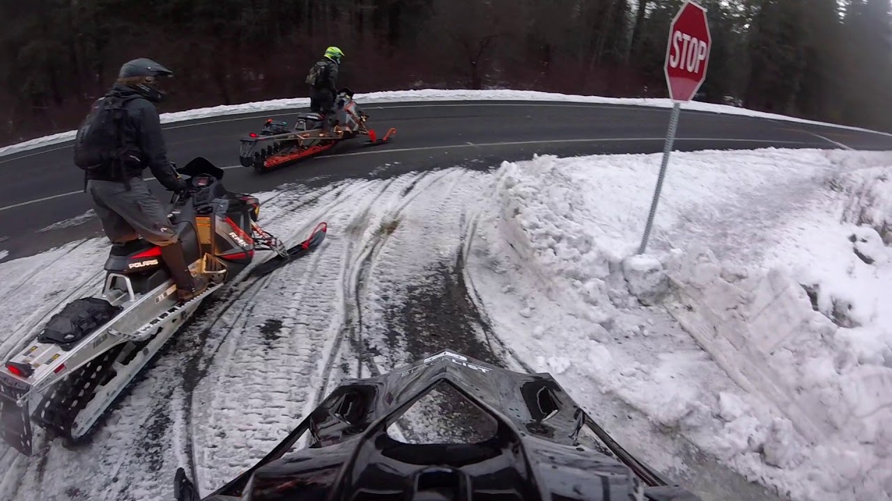 100 mile round trip snowmobile day excursion - YouTube
