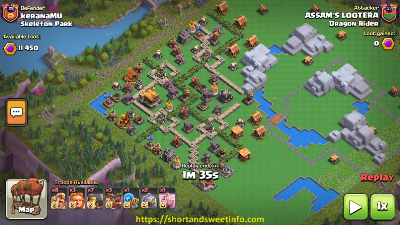 2 shot Skeleton Park 4 (layout 54) - YouTube