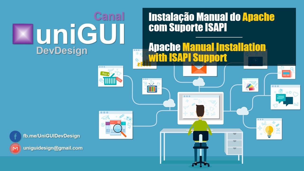 Delphi/uniGUI: Instalação do Apache puro e com Suporte ISAPI - YouTube