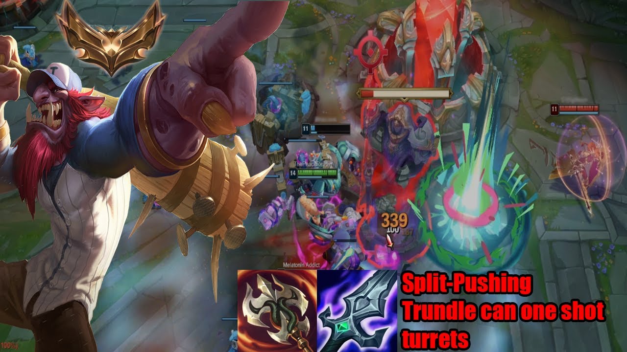 Trundle can EAT turrets - YouTube