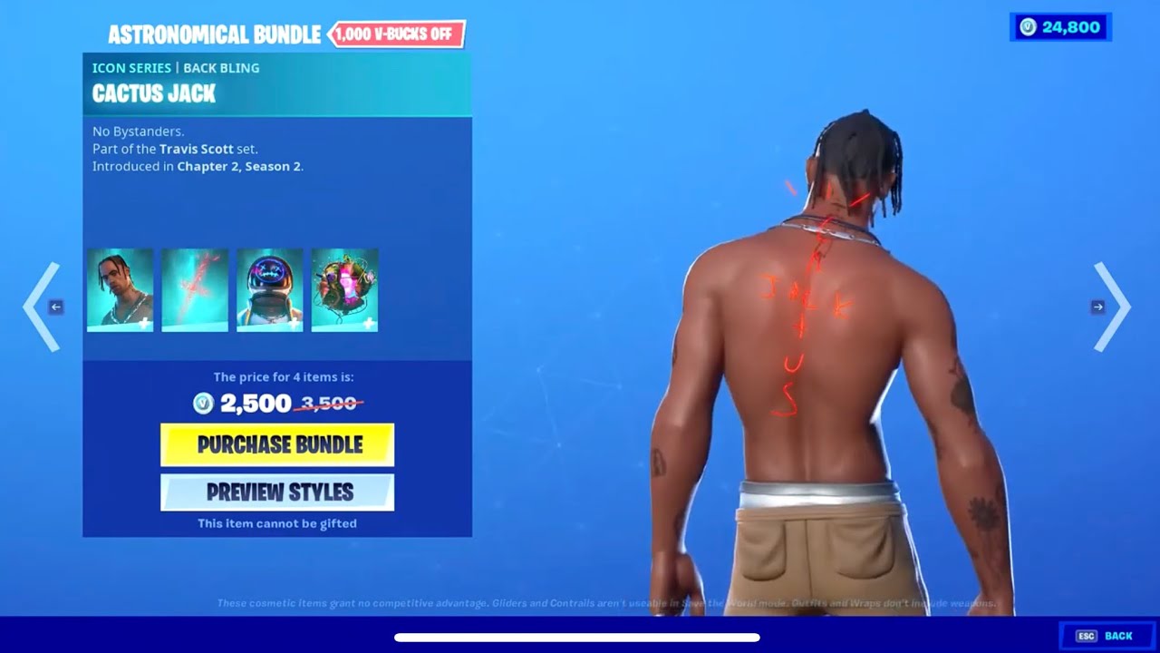 Confirmed Travis Scott Skin Leaked In Lobby! (Exclusive Footage) - YouTube