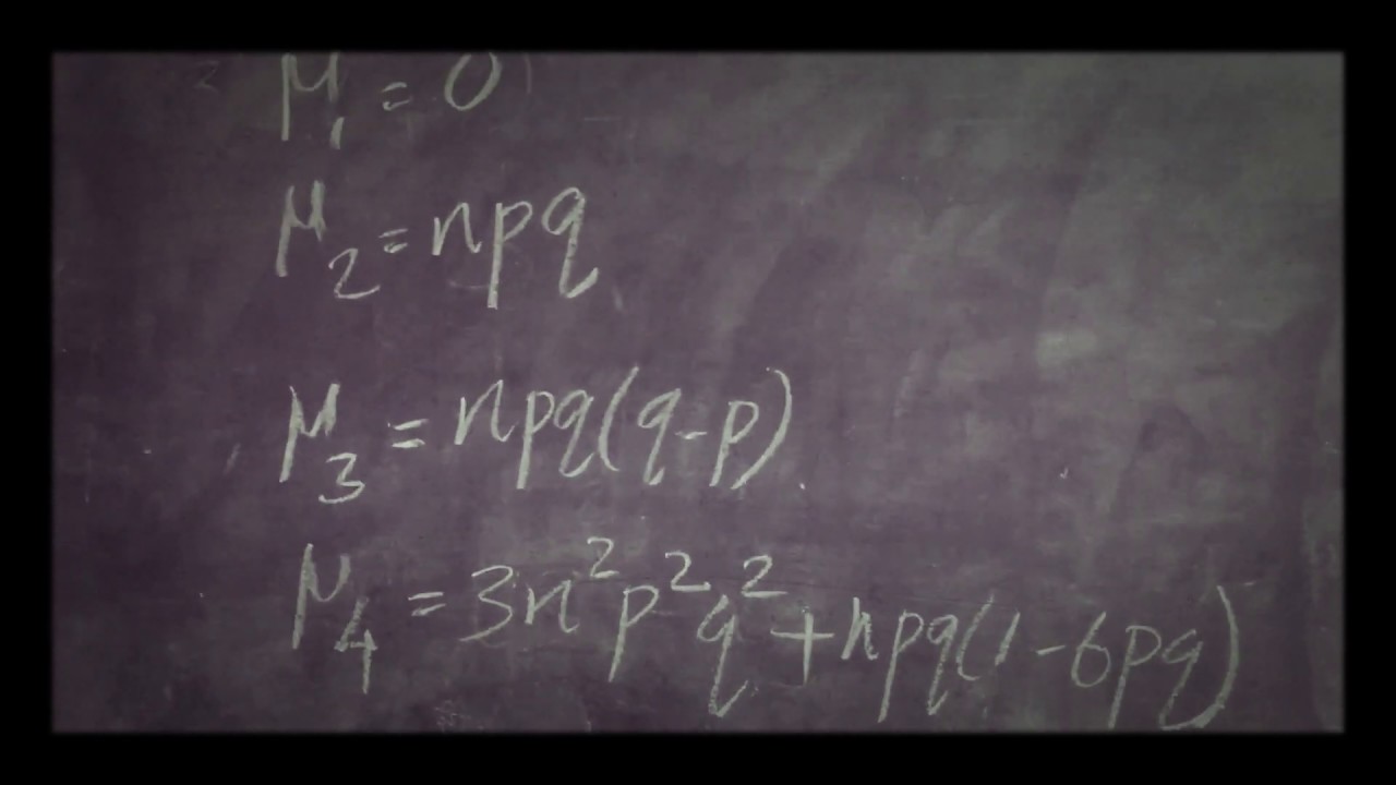 Third semester BSc maths- mgf of binomial distribution - YouTube