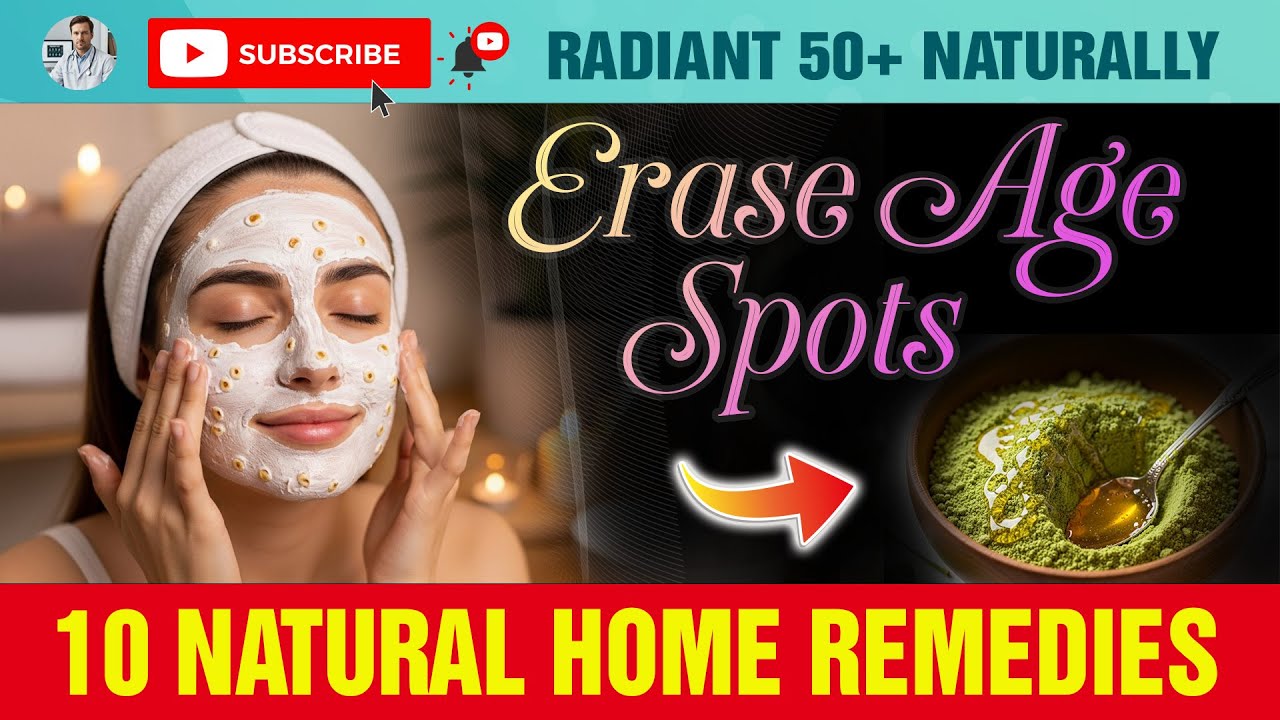 Erase Age Spots: 10 Natural Home Remedies | Radiant 50+ Naturally - YouTube