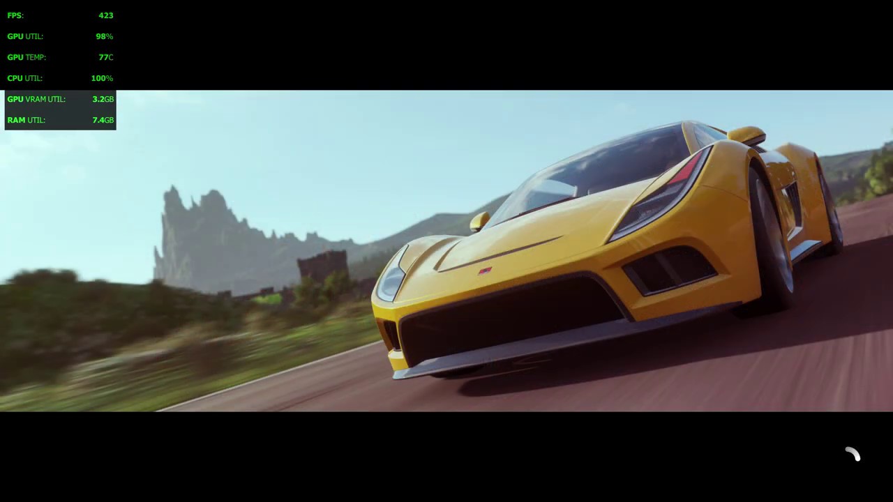 Forza Horizon 4 Ultra Settings 1080p - RX 480 8GB - YouTube