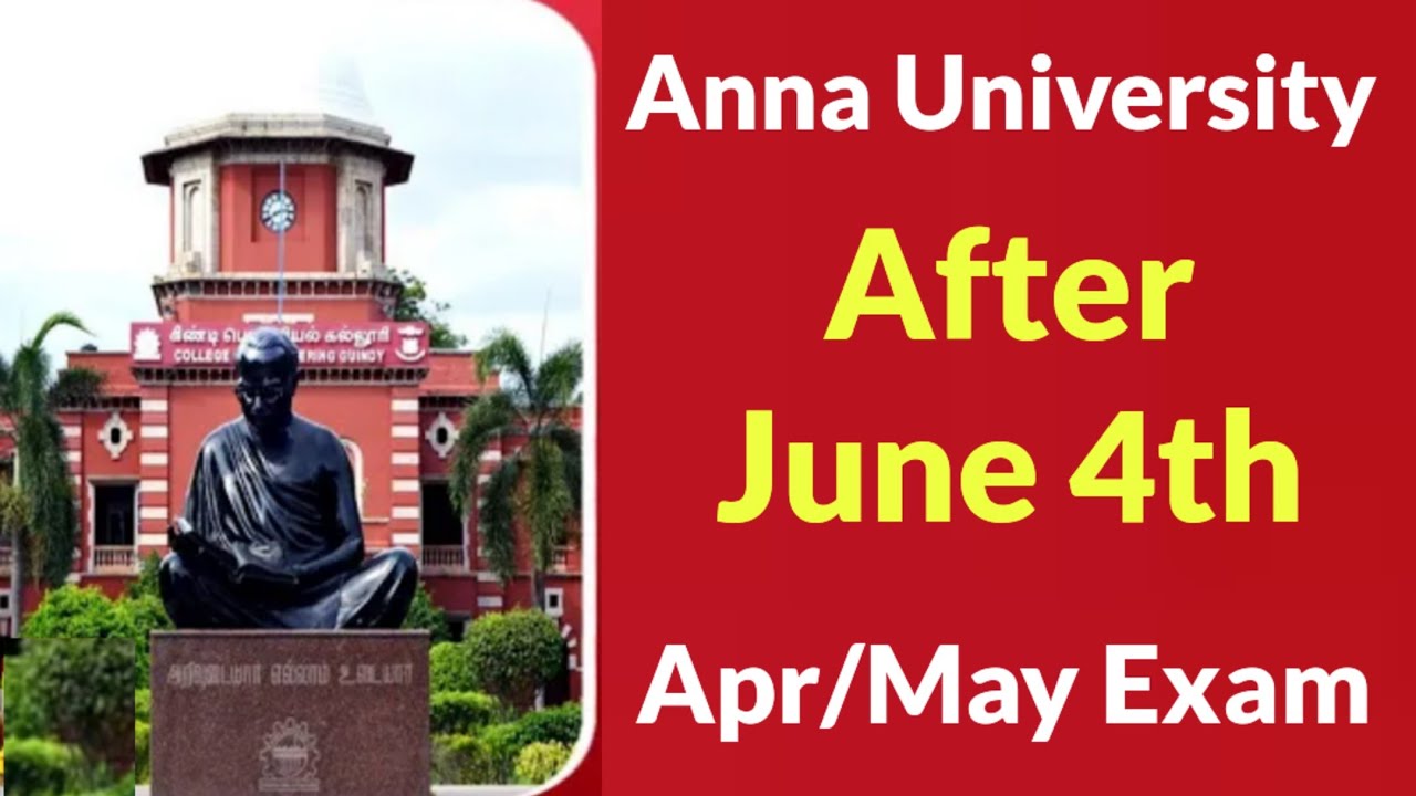 Anna University Apr/May 2024 Exam Announcement | Anna University Latest ...