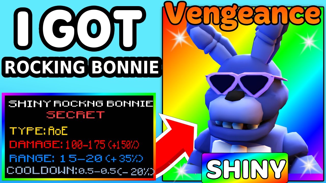 IS SHINY ROCKING BONNIE WITH VENGEANCE TRULY A GOOD UNIT ????? FNTD ...