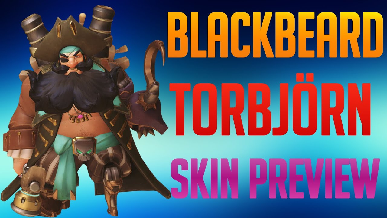 Overwatch - Blackbeard Torbjörn - Skin Preview - YouTube