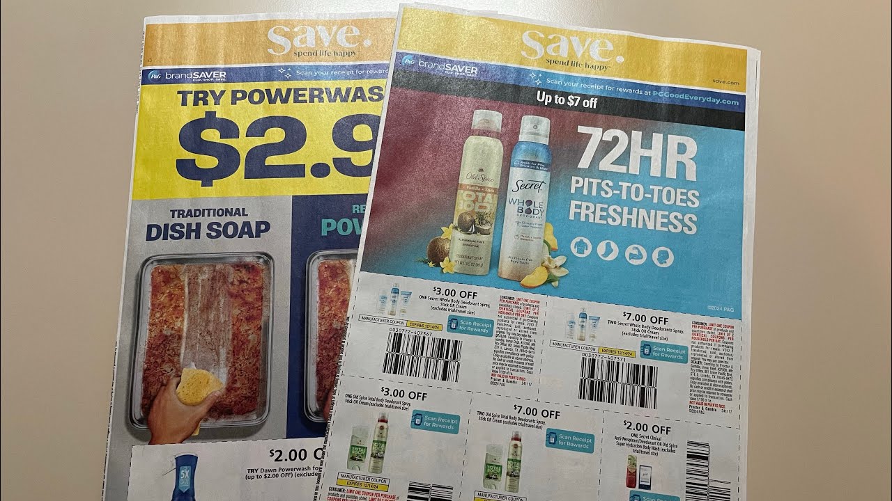 Save Coupon Insert Preview for November 17, 2024 - YouTube