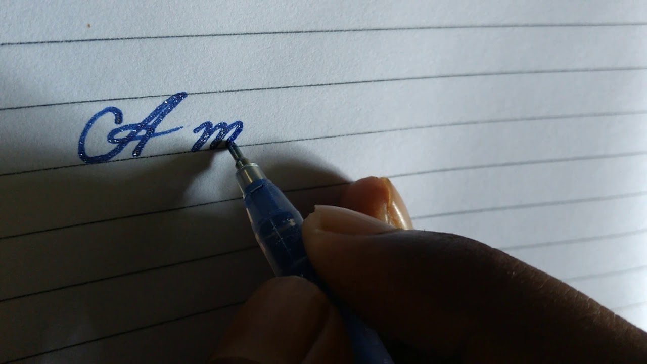 How to neat hand writing with shining pen.... - YouTube