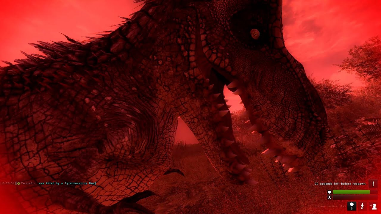 The Hunter:Primal -- Death By Tyrannosaurus Rex Old - YouTube