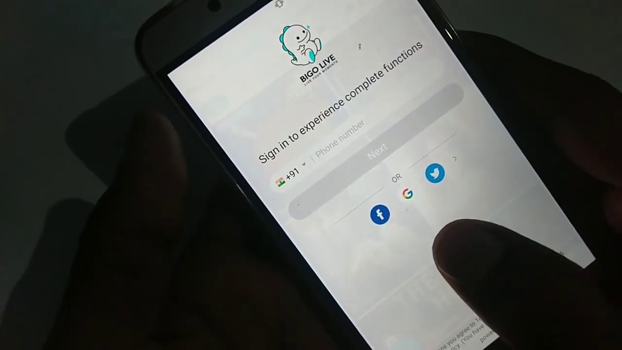 How to fix login bigo live account problem | bigo live app login ...