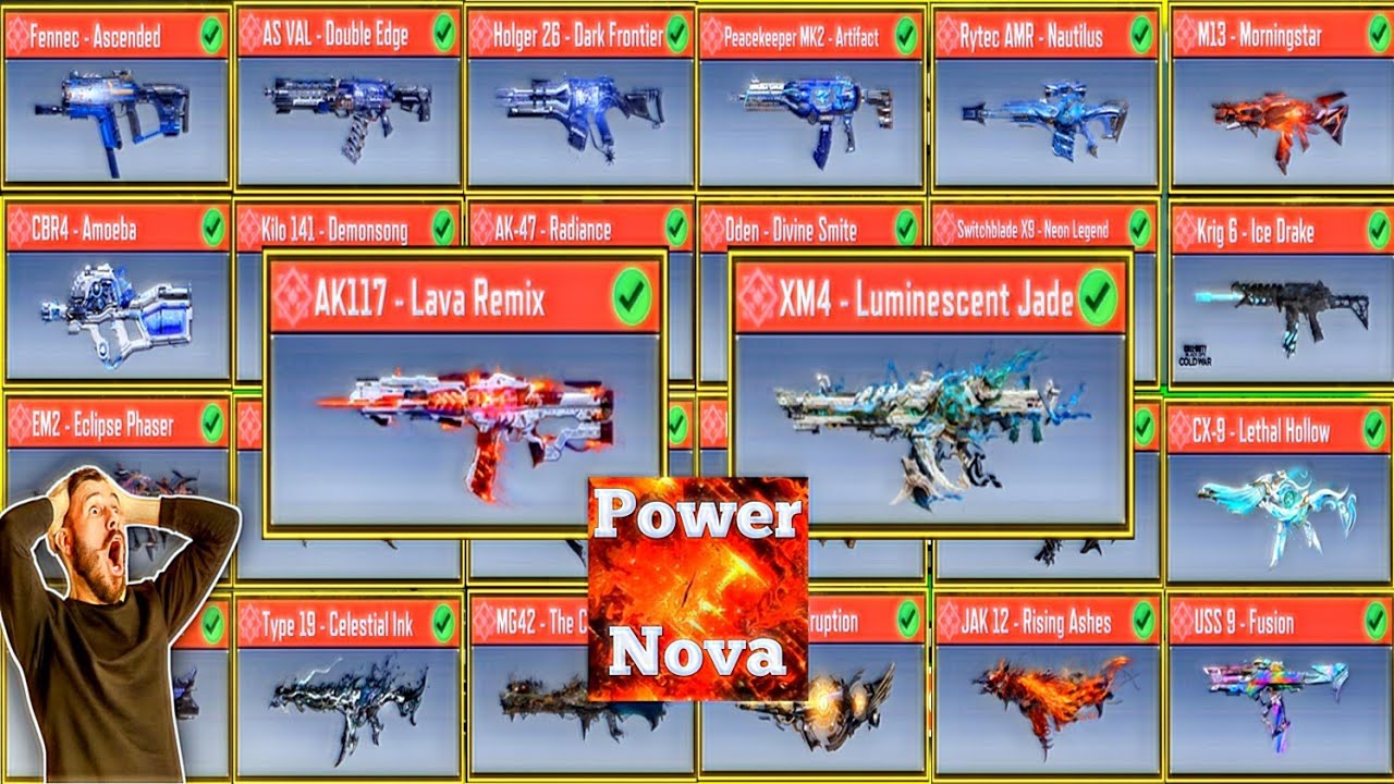 26 MÍTICAS Cuenta CHETADA ! TODAS MÍTICAS EN POWER NOVA CAMO CRATE ! CODM | CODMobile ESPECIAL ...