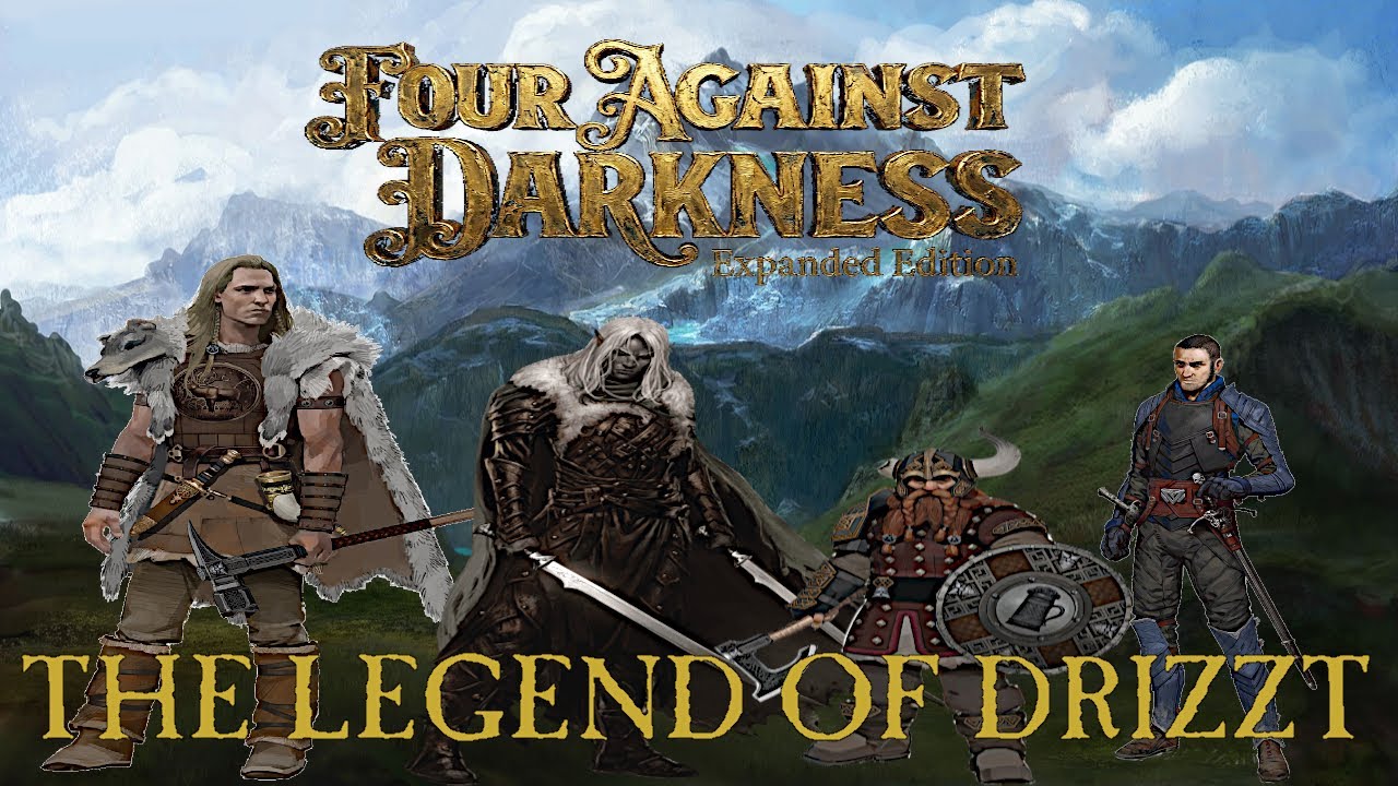 Four Against Darkness: The Legend Of Drizzt Campaign Intro - YouTube