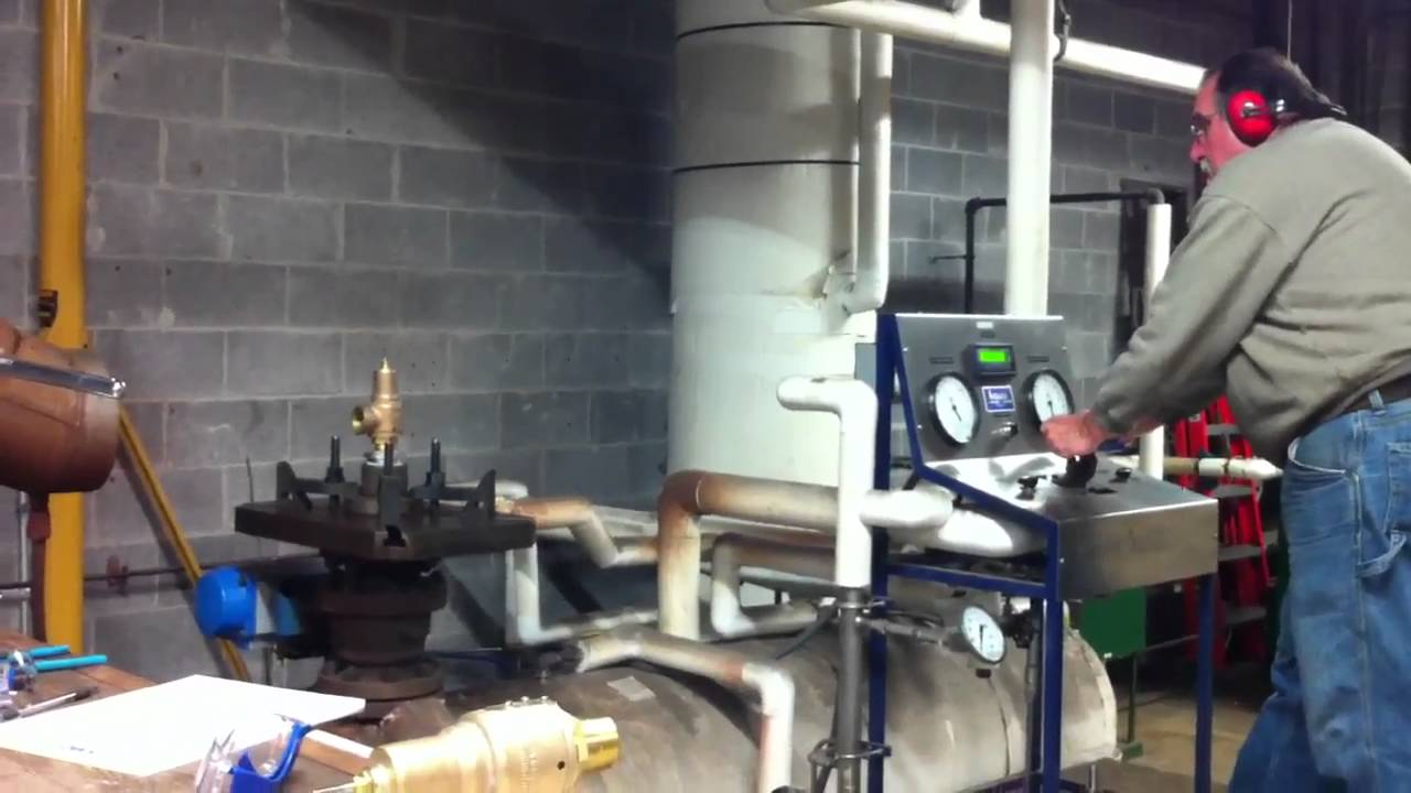 PSV Safety Valve Pop - YouTube