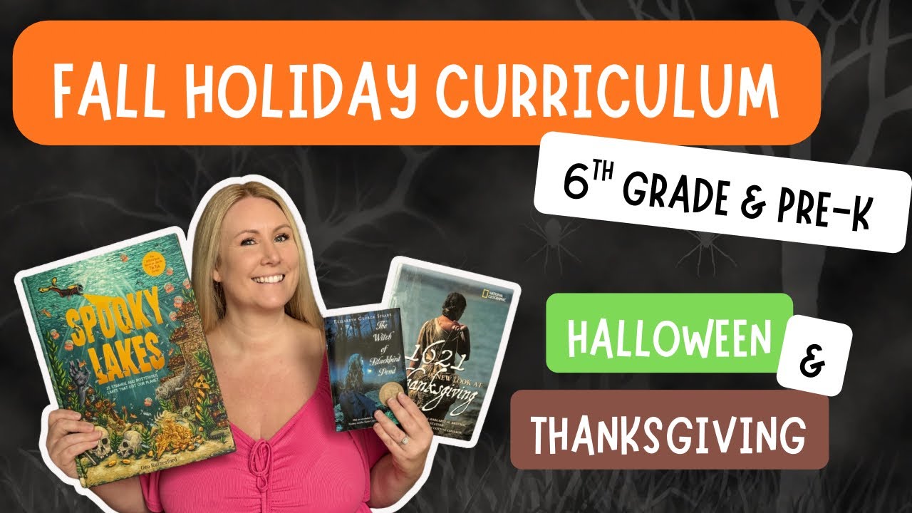 Fall Holiday Homeschool Curriculum | Pre-K & 6th Grade | Halloween ...