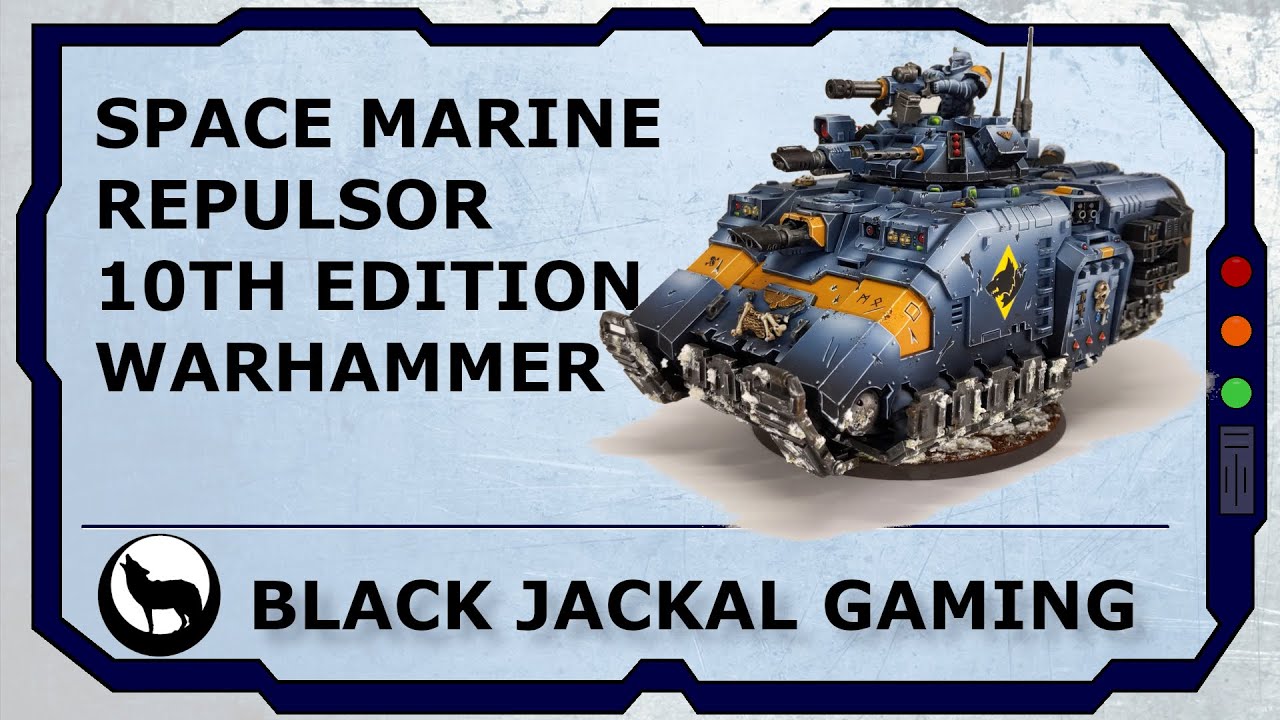 Space Marine Repulsor Transport info for 10th Edition Warhammer 40k ...