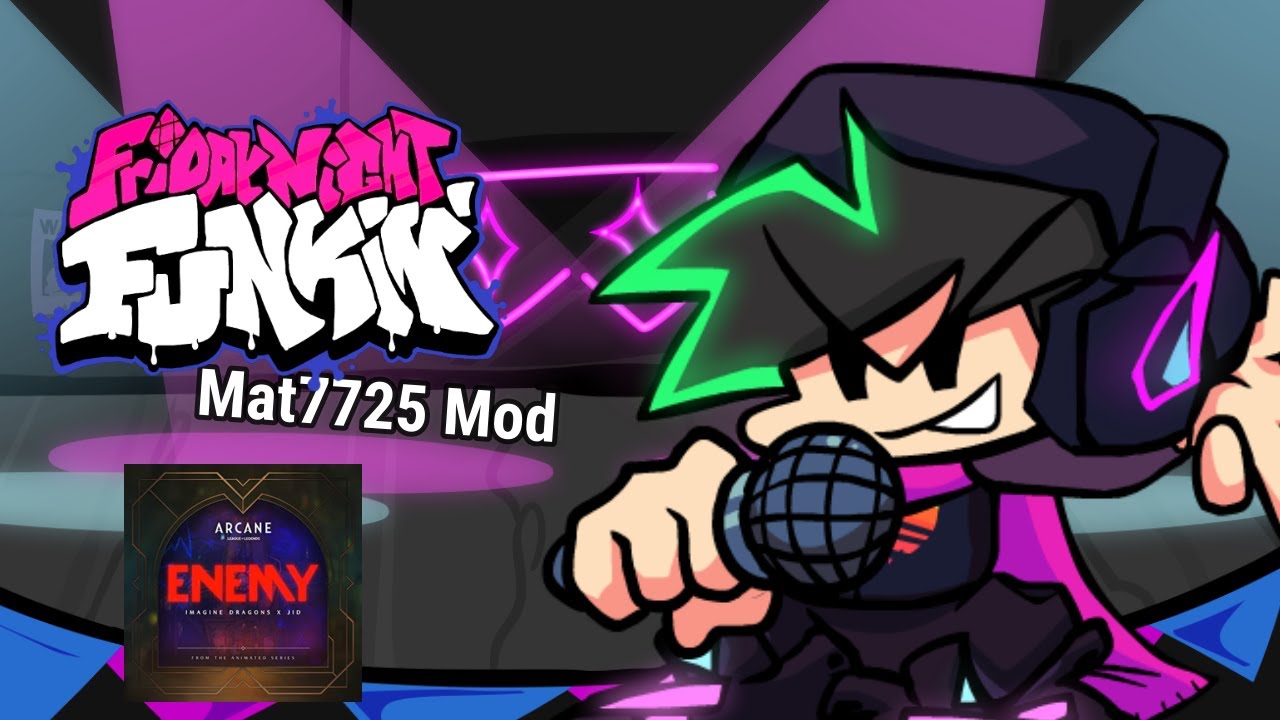 Enemy dans Friday Night Funkin (Mat7725 Mod) - YouTube