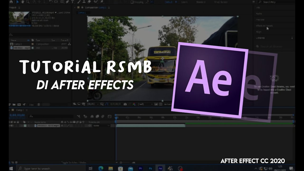 Tutorial RSMB Di AfterEffects - YouTube