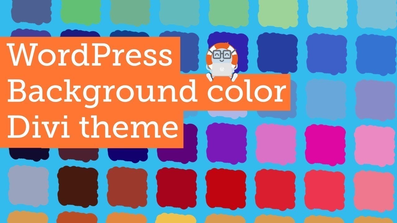 WordPress Divi thema, menu kleur aanpassen - YouTube