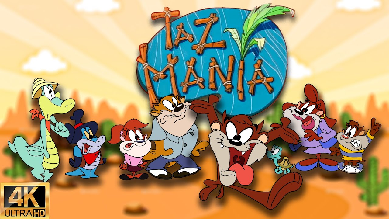 Taz-Mania (TV Series) [Remastered Intro in 4K] / Тасманский дьявол [ENG ...