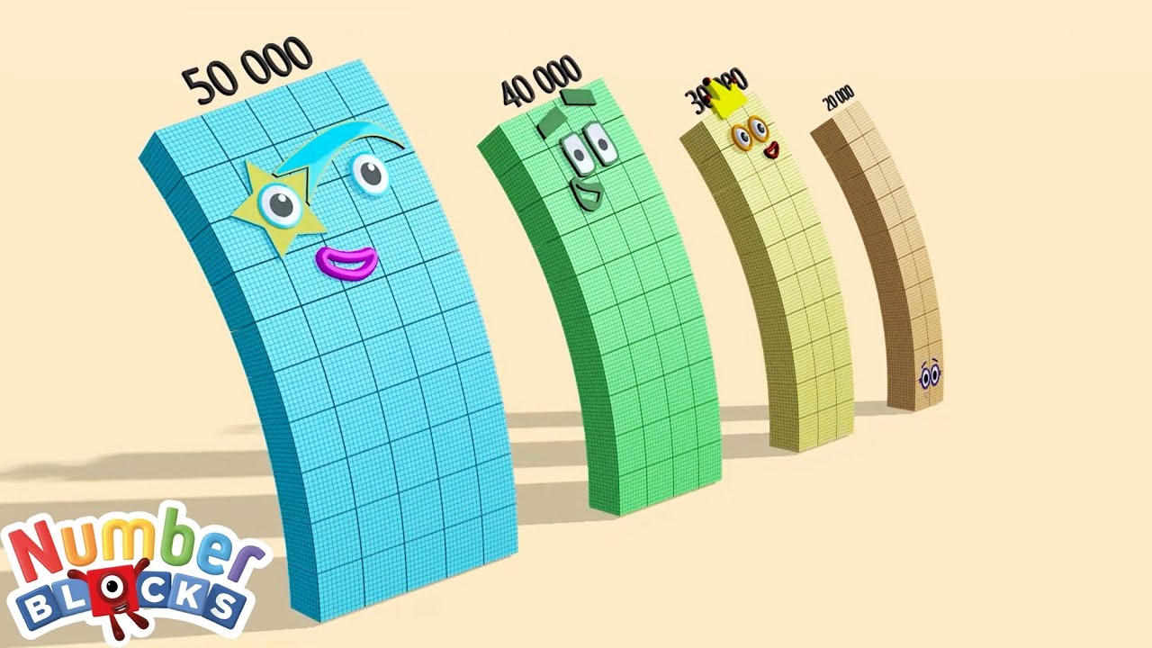 Numberblocks 50 k 40 k 30 k 20 k its numberblocks blue green yellow ...