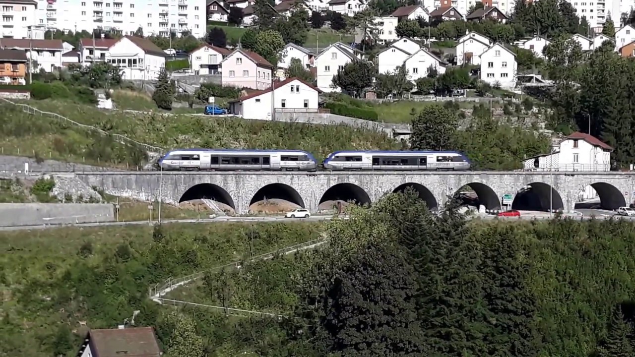 Les viaducs de Morez - YouTube