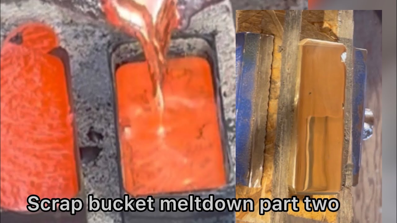 Scrap bucket meltdown part 2!! - YouTube